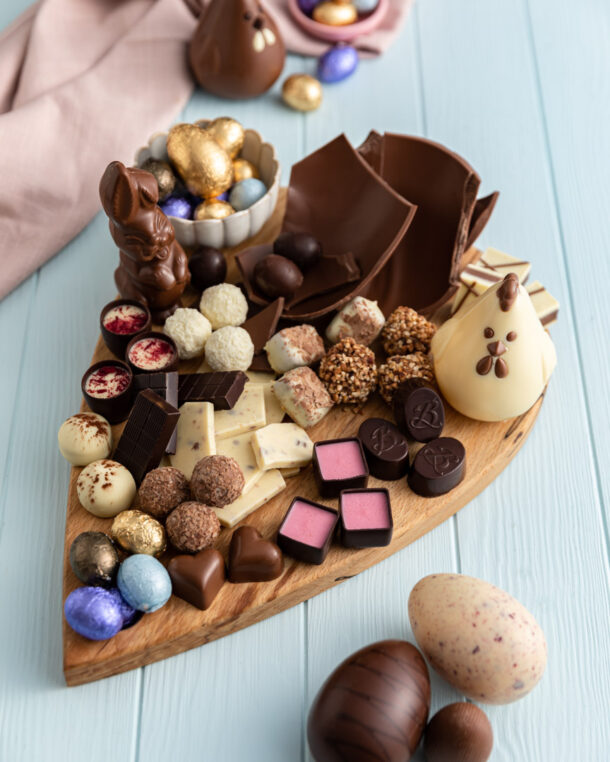 Hop To It! How To Create An Easter Chocolate Grazing Board - The Gloss ...