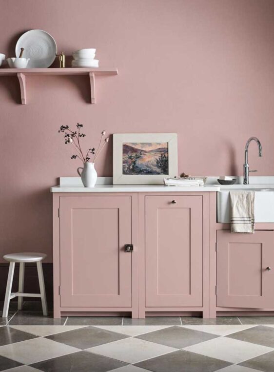 10 Stylish Pink Kitchens That Are Calming and Cool - The Gloss Magazine