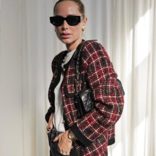 5 Ways To Wear Collarless Jackets That Feel Fresh - The Gloss Magazine