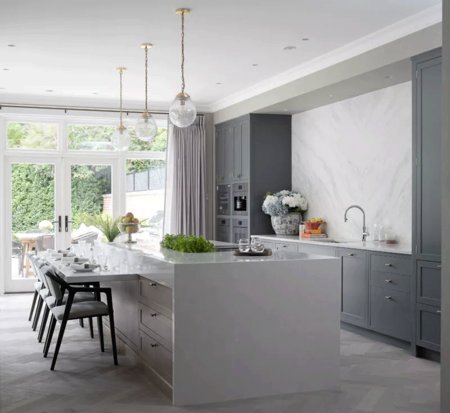 9 Design Ideas For A Split-Level Kitchen Island - The Gloss Magazine